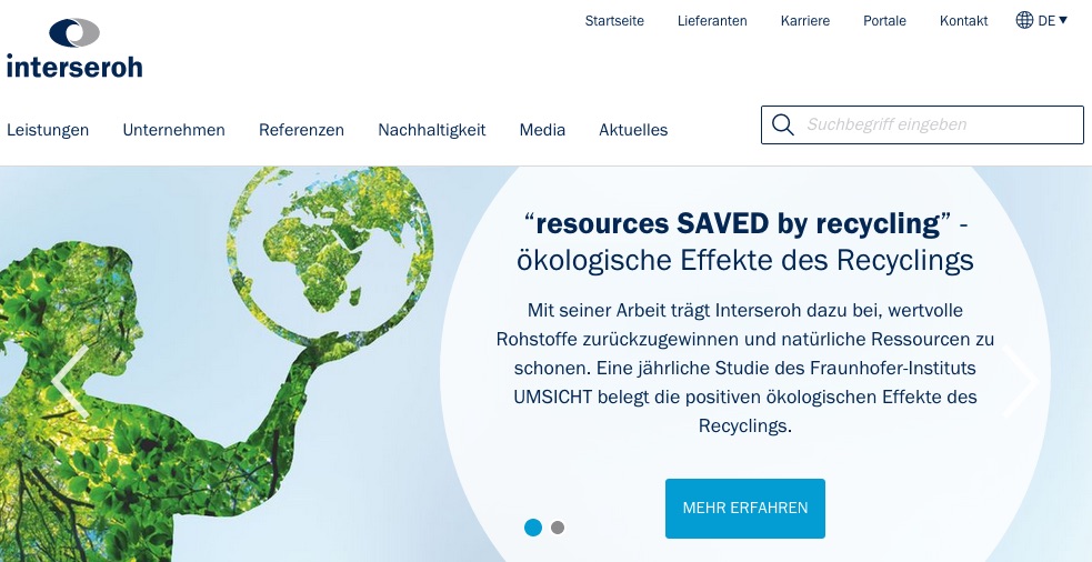 Unternehmens-Website - Blue-Satellite